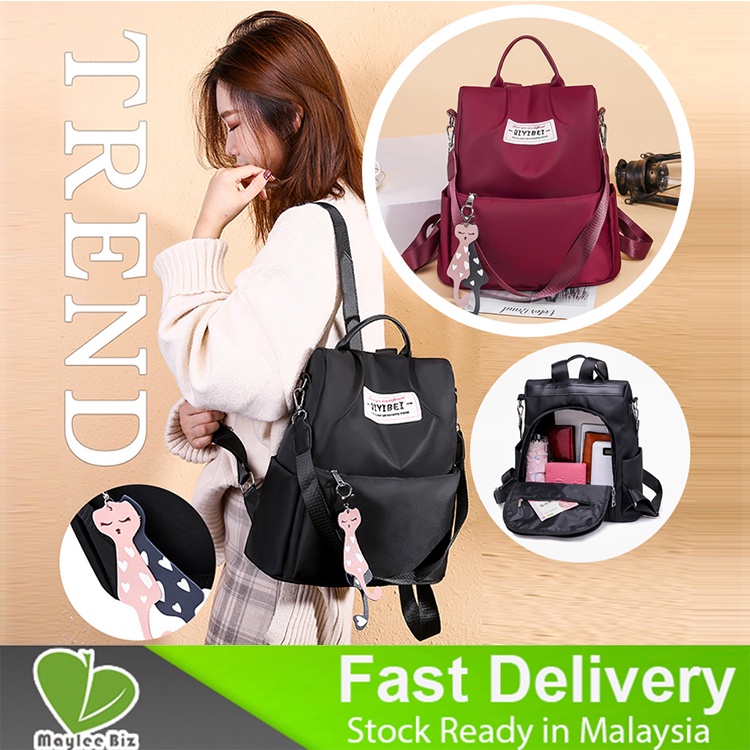 Lady Women Oxford Waterproof Teenage Anti Thief Theft Big Capacity ...