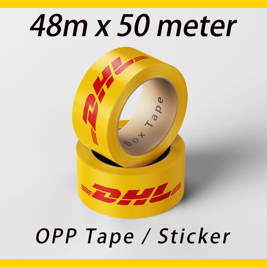 DHL OPP Tape 45mm x 50meter Handle with Care Adhensive High Quality ...