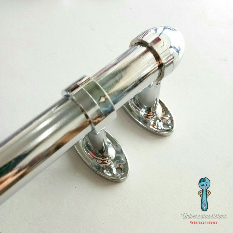 【19mm】Stainless Steel Metal | Batang Besi | Chrome Pipe Gantung Baju ...