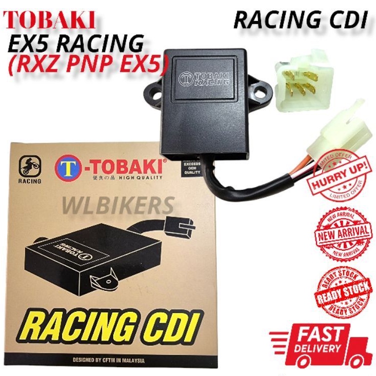TOBAKI RACING CDI UNIT EX5 RACING RXZ PNP EX5 HONDA EX5-DREAM DREAM ...
