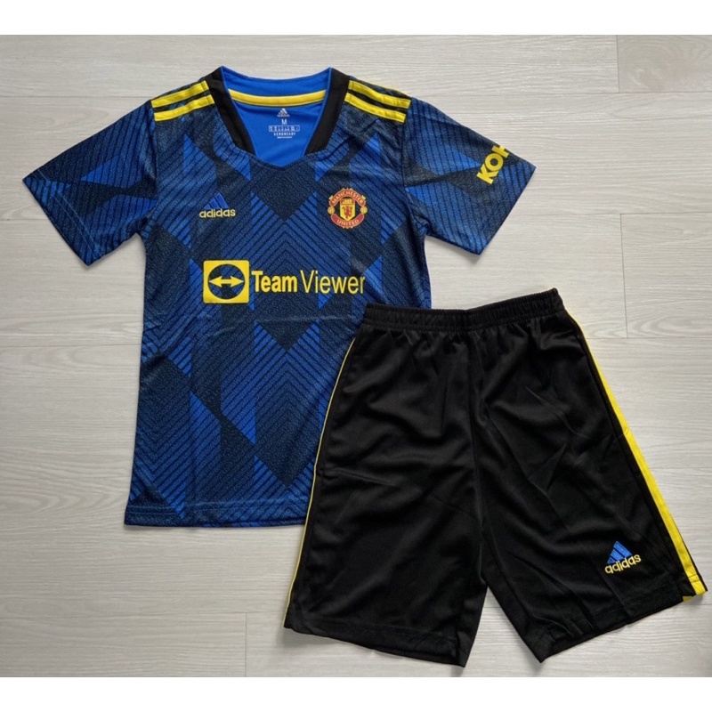 MANCHESTER UNITED THIRD KIT KIDS SEASON 2021/22 | Shopee Malaysia