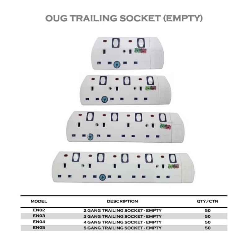 2g/3g/4g/5g Trailing Socket | Shopee Malaysia