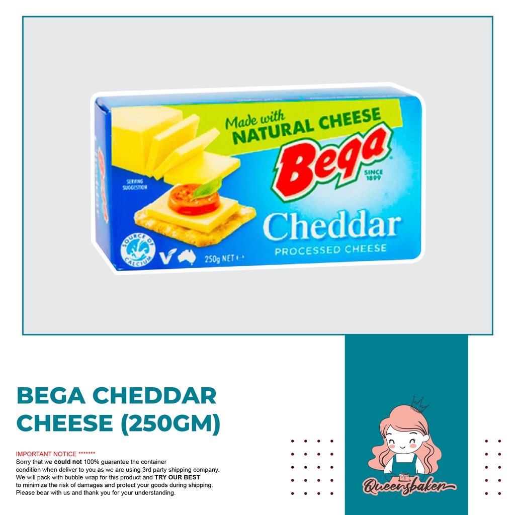 Bega Cheddar Cheese 250gm | Shopee Malaysia