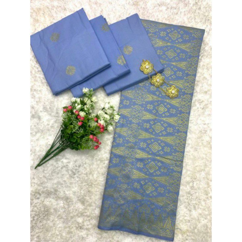 KAIN PASANG SONGKET BUNGA TABUR | Shopee Malaysia