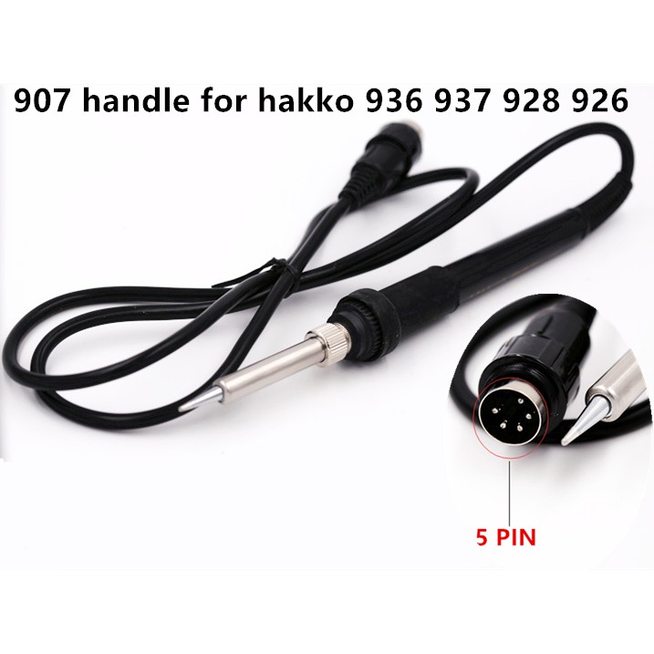 New 5 pin 907 soldering iron handle with A1321 ceramic Heater for Hakko ...