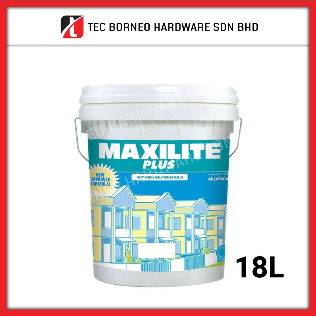TEC [18 Litre] ICI Maxilite Maxi Lite Plus Emulsion Paint Interior ...