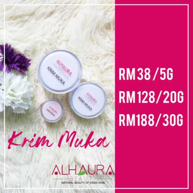 Krim Herba Muka AlHaura Beauty 5gram + Free 🎁 | Shopee Malaysia