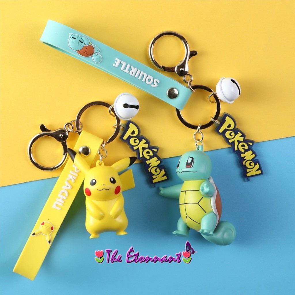 Pokemon Pikachu Cartoon Keychain (READY STOCK) | Shopee Malaysia