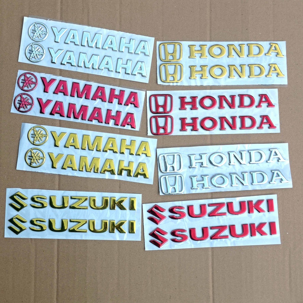 Emblem Logo 3D Embossed Sticker | Shopee Malaysia
