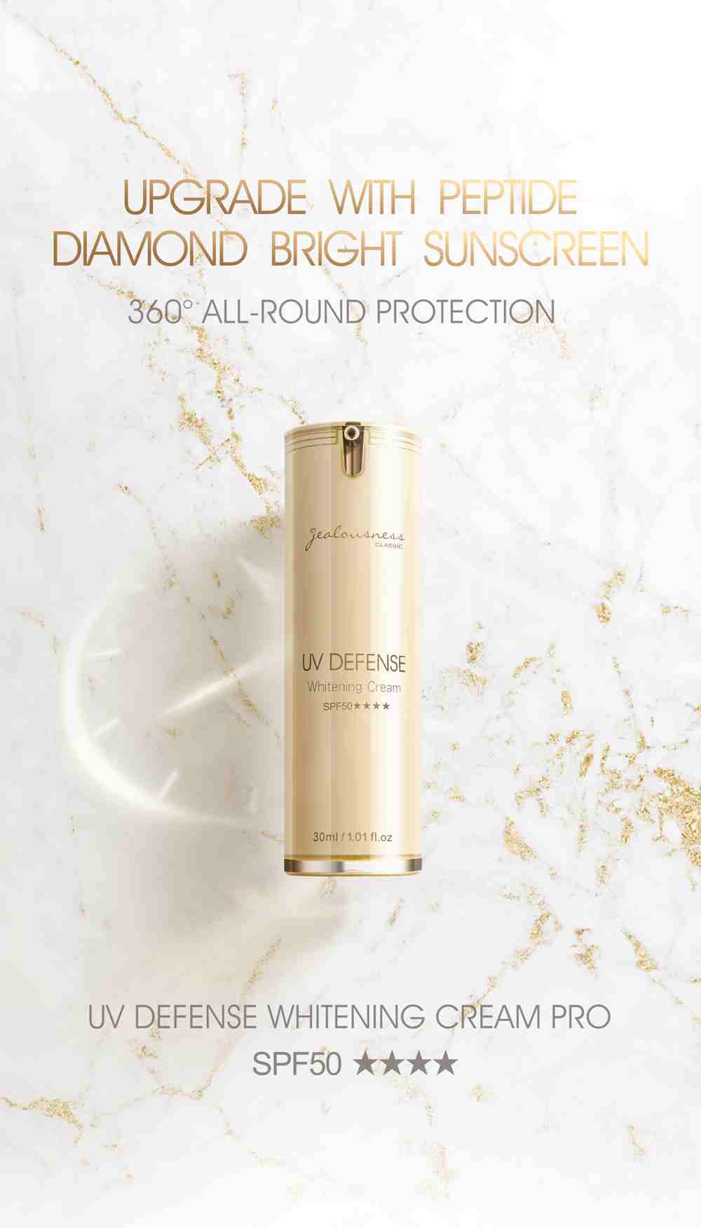 *Ready Stock* Jealousness UV Defense Pro Whitening Cream SPF 50 ...