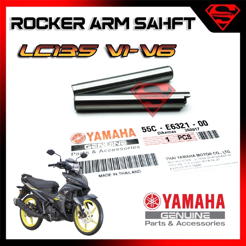 ROCKER ARM SHAFT SAP YAMAHA LC135 V1-V6 ORIGINAL YAMAHA ROCKER ARM PIN ...