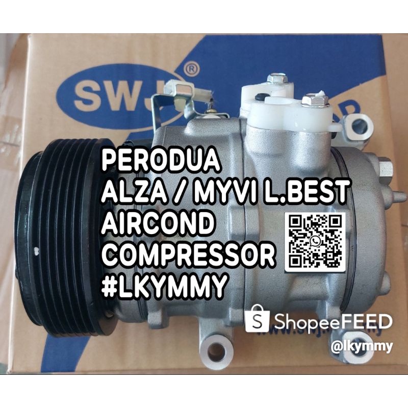 Perodua Alza / Myvi L.best AirCond Compressor 👍👍👍 | Shopee Malaysia