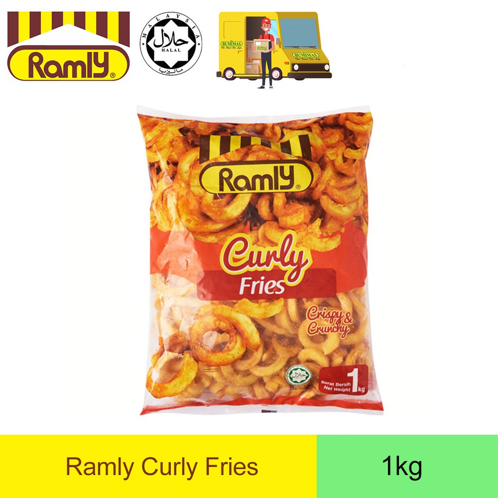 Ramly Curly Fries 1kg | Shopee Malaysia