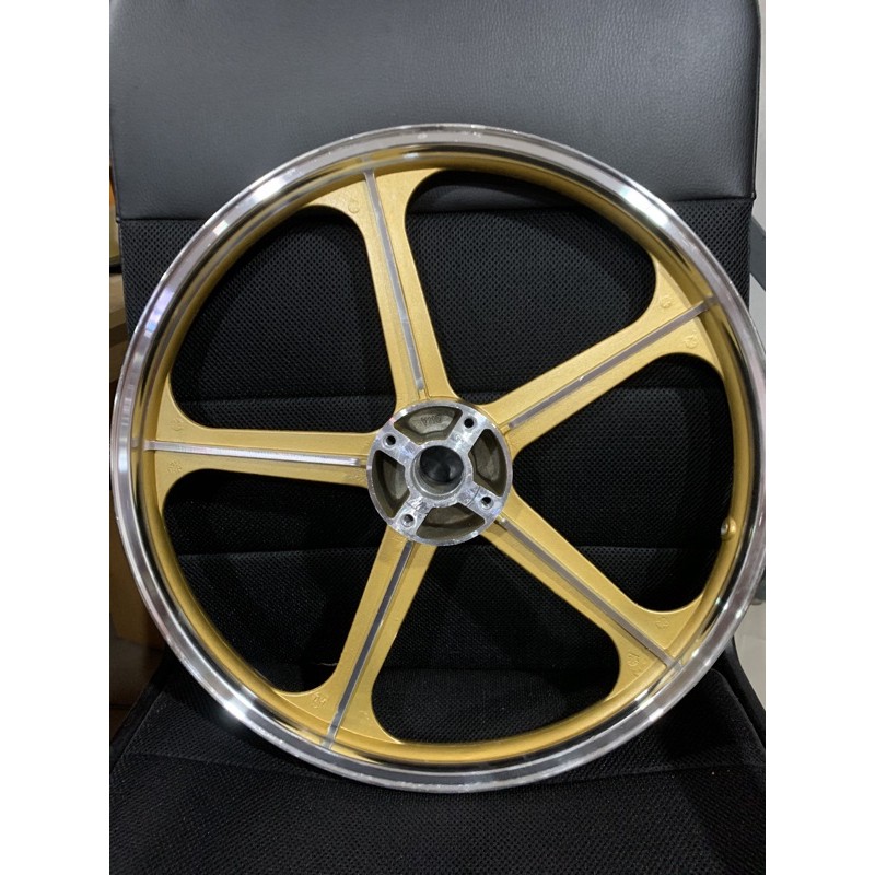 Y125Z Sport Rim Black / Gold (satu set Depan Belakang) | Shopee Malaysia