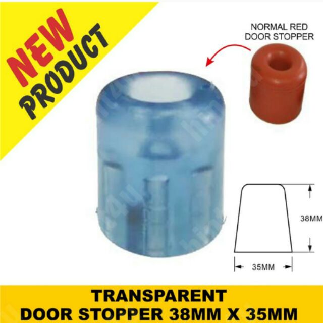 TRANSPARENT DOOR STOPPER 38MM X 35MM | Shopee Malaysia
