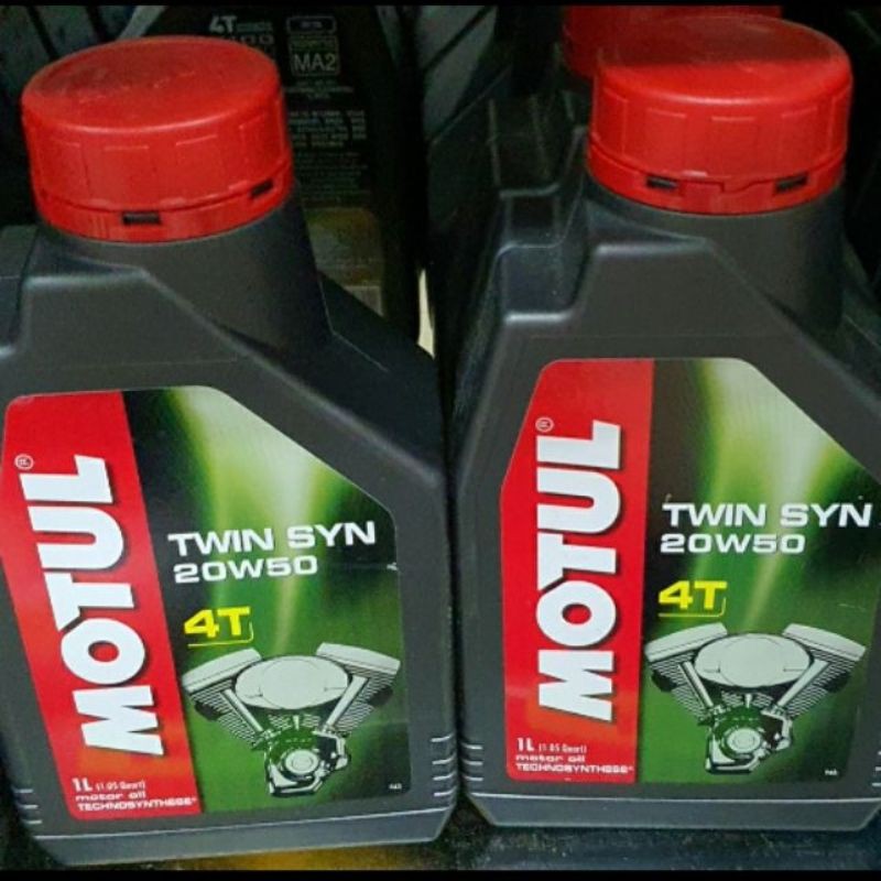 ENGINE 4T OIL MOTUL TWIN SYN 20W50 (1LITRE) | Shopee Malaysia