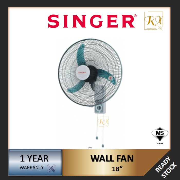 [BUBBLE WRAP] SINGER WF18 18" WALL FAN | Shopee Malaysia