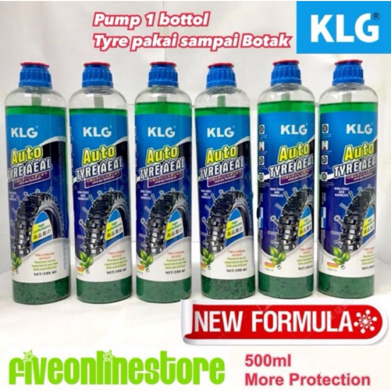 KLG AUTO TYRE SEAL 500ML IMPROVED FORMULA TIRE SEAL GUM AUTOMATIC ...