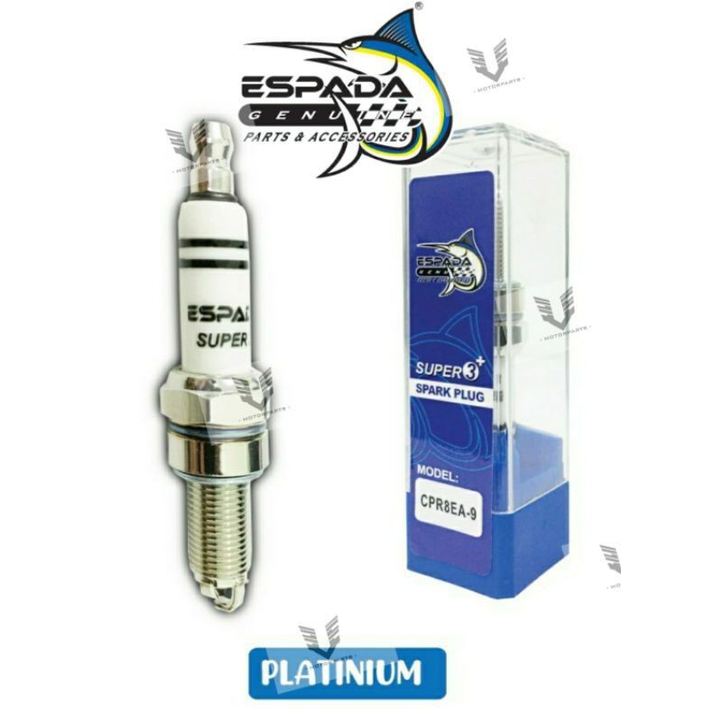 Espada Super 3 Spark Plug LC135 V1-V6 Racing Plug CPR8EA-9 Platinum ...