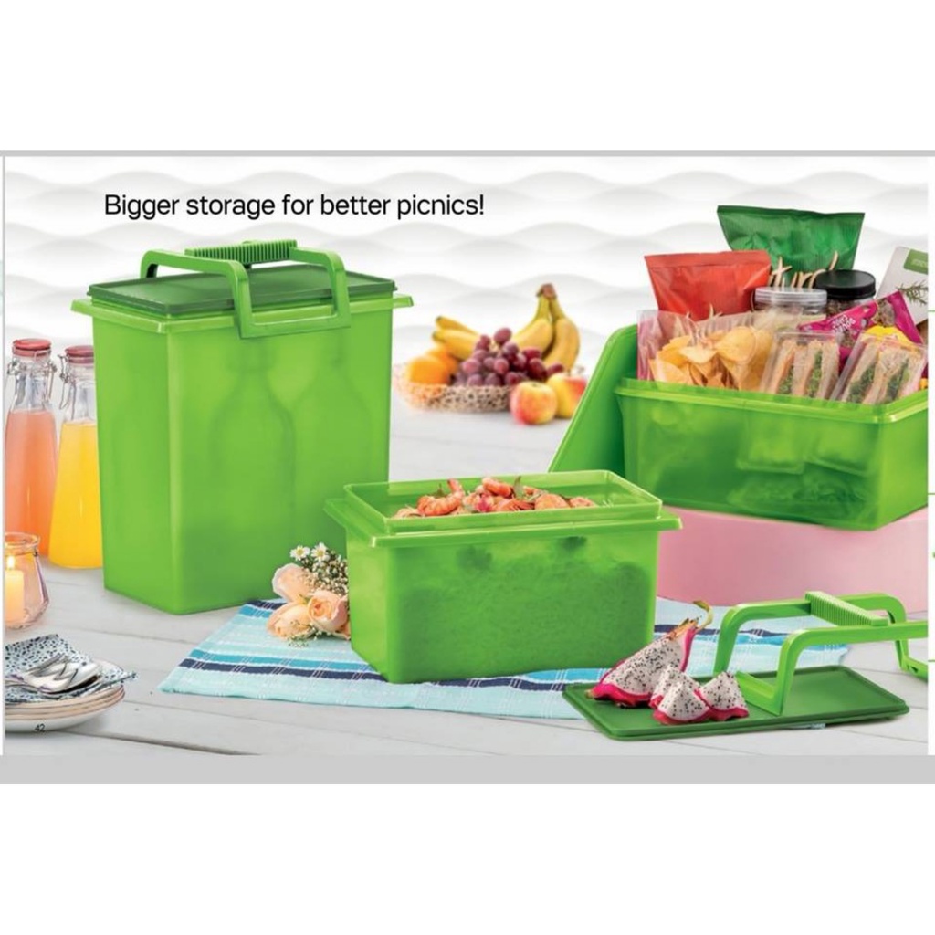 Tupperware LEVEL Green Buddy Keeper 5L/10L + Handle/ Mega Keeper 10.5L ...