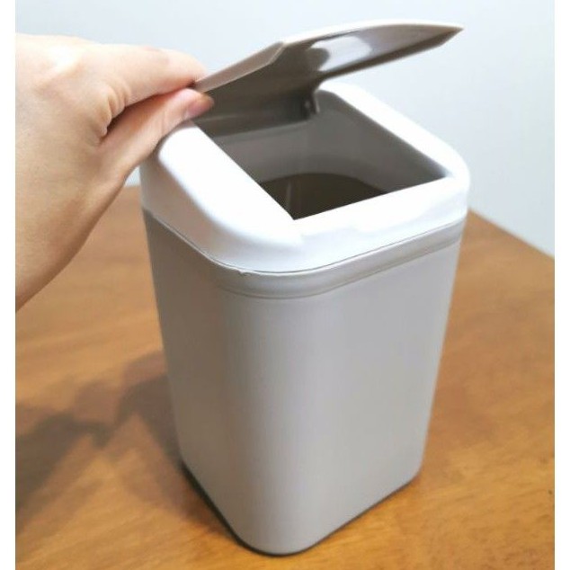Desktop mini dustbin table top dustbin small trash bin | Shopee Malaysia