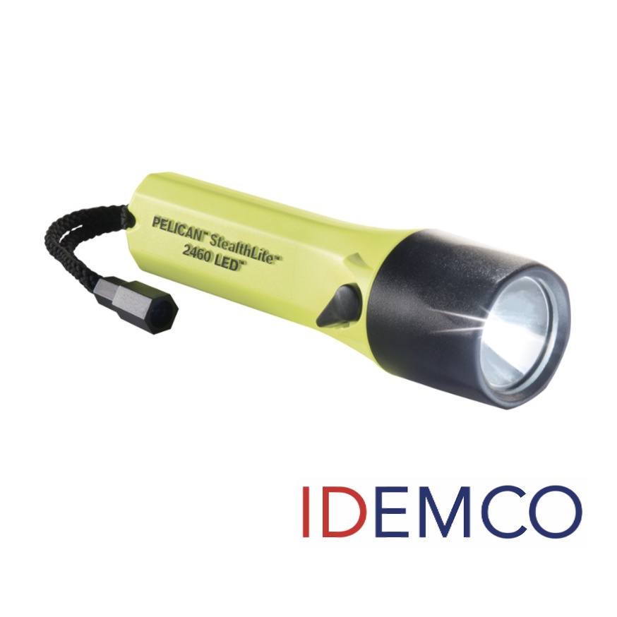 PELICAN 2460C LED Rechargeable Stealthlite Flashlight, Yellow, 4-AA ...