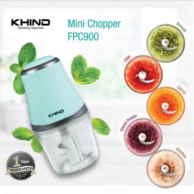 Khind Mini Food Chopper FPC900 | Shopee Malaysia