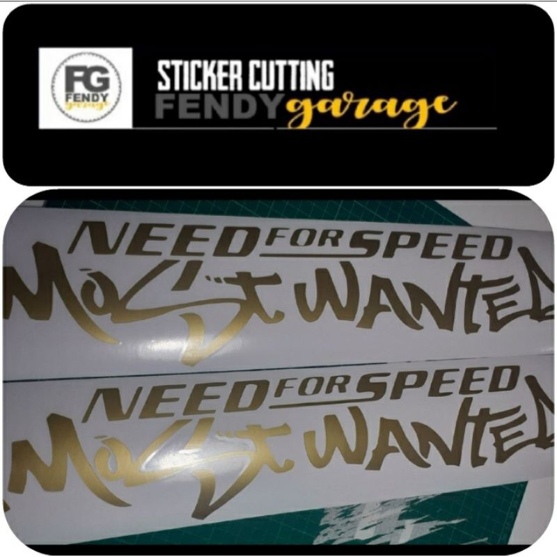 NEED FOR SPEED MOST WANTED CAR STIKER | Shopee Malaysia