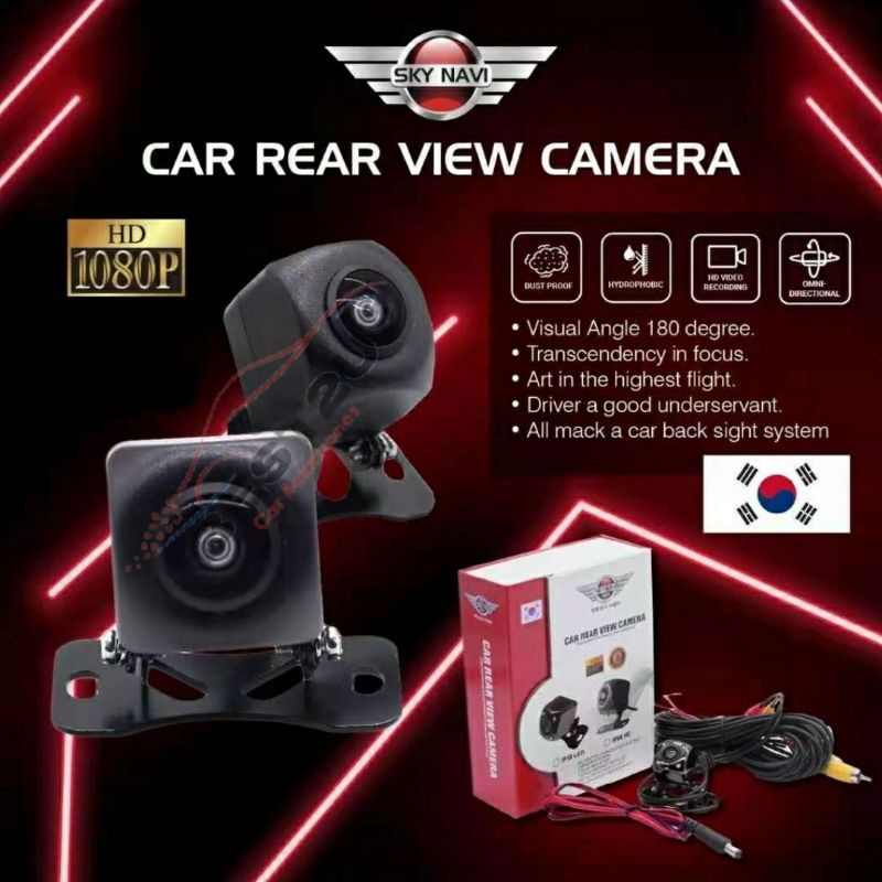 SKY NAVI Car Reverse Camera Night Vision AHD Korea Lens 180" Degree ...