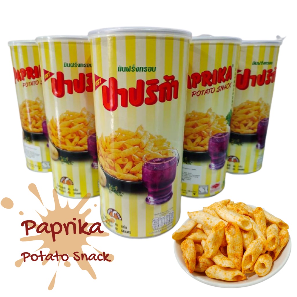 【ReadyStock】Thailand Snack Paprika Potato Snack Halal 泰国零食（85g ...