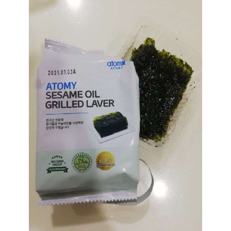 Atomy Korea Crispy Seaweed Snack 紫菜 (buy10 free 1) | Shopee Malaysia
