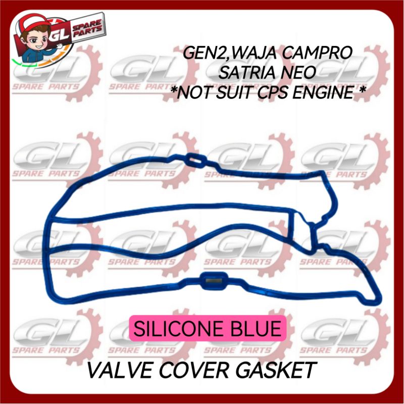 PROTON GEN2 WAJA CAMPRO SATRIA NEO SILICONE BLUE VALVE COVER GASKET ...