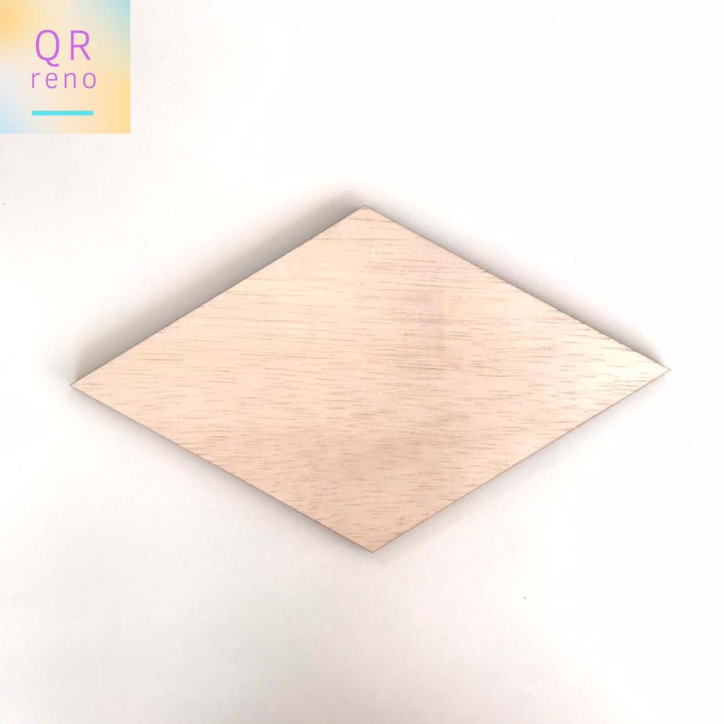 8mm Rhombus(diamond) Plywood (150mm x 258mm) | Shopee Malaysia