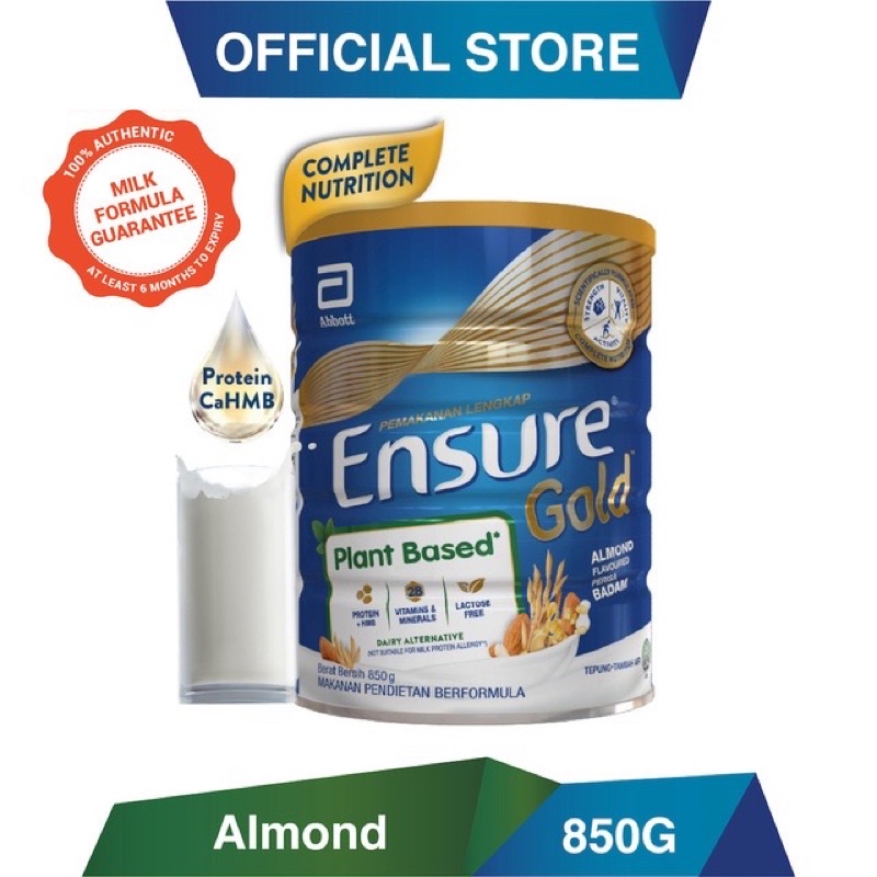 [Promotion] Ensure Gold Plant Based / Vanilla 850G (Fast Shipping ...