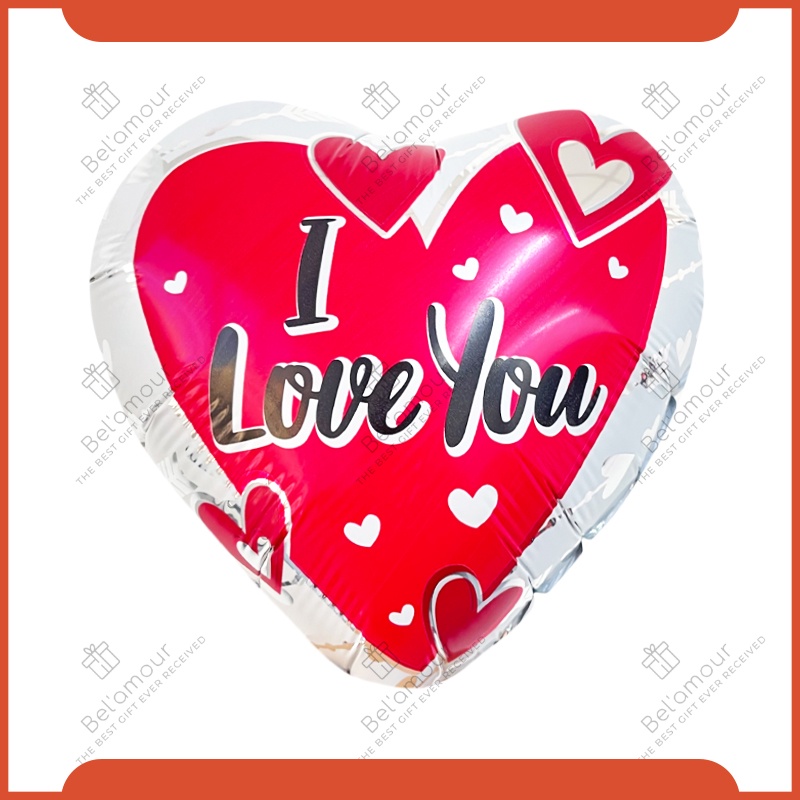 10 & 18 Inch Love Foil Balloon I Love You Happy Anniversary Foil Belon ...