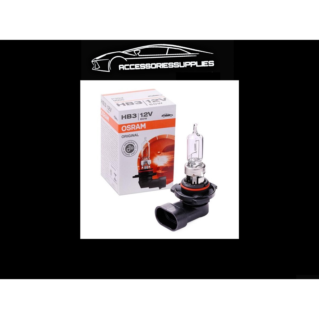Original Osram HB3/9005 12V 60/55W Halogen Light Car Bulb | Shopee Malaysia