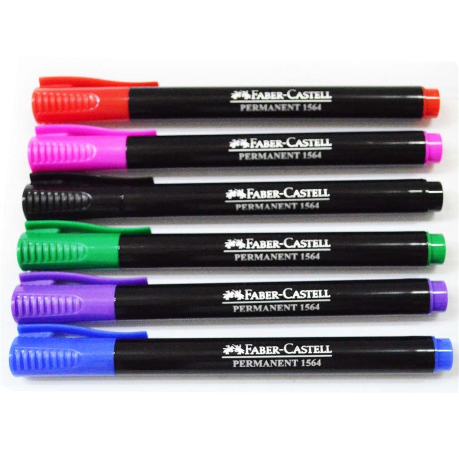 Faber-Castell Slim Multi-Purpose Permanent Marker | Shopee Malaysia