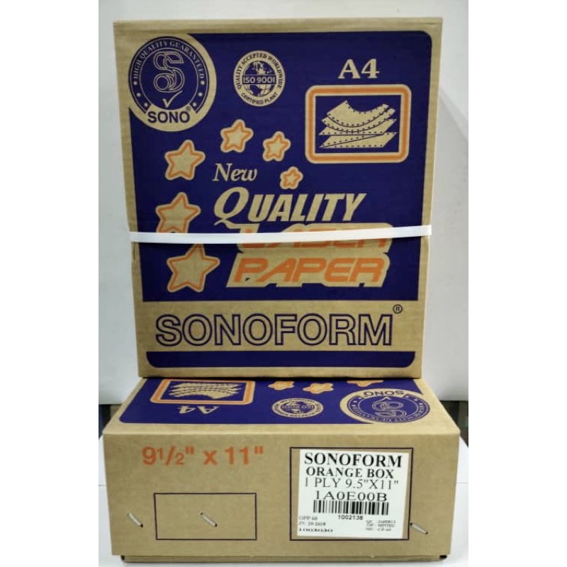 Sonoform A4 Computer Form （9.5”x11”, 1Ply) [URXSC] | Shopee Malaysia