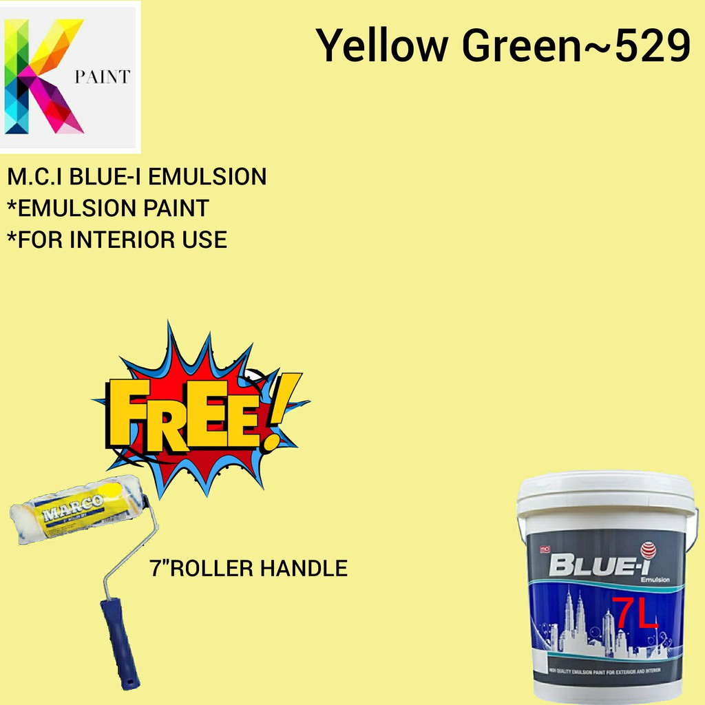 MCI BLUE-I EMULSION PAINT (7L) | Shopee Malaysia