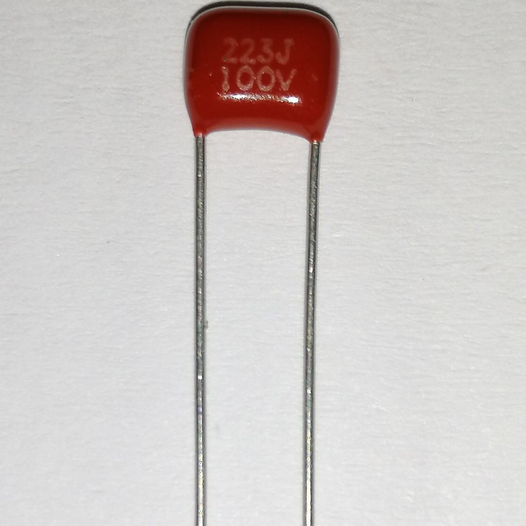 5PCS 223J 22nF 5% 100V, Mylar Polyester Film Capacitor, Pitch 5mm ...