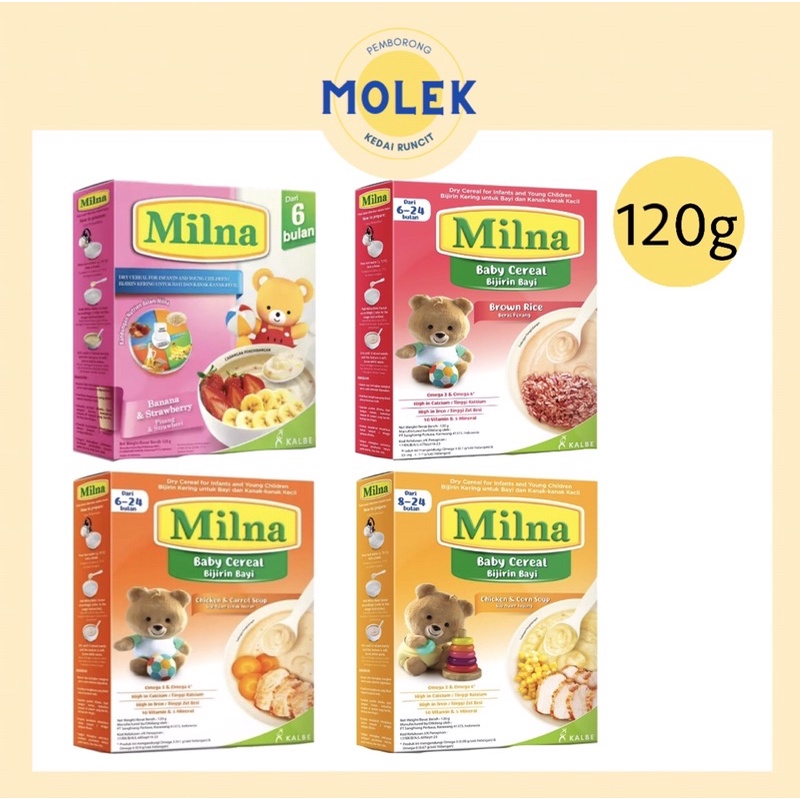 Milna Cereal Assorted Flavor (120g) | Shopee Malaysia