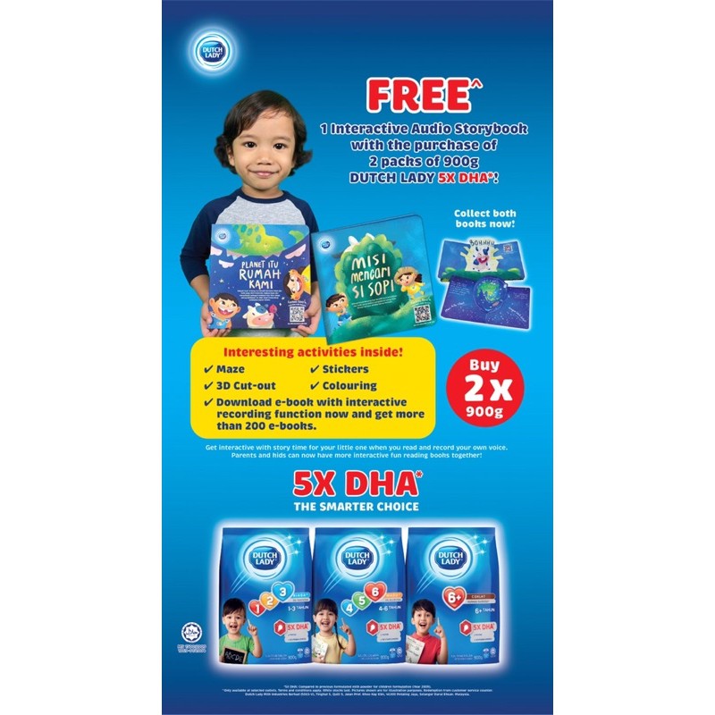 DutchLady Interactive Audio StoryBook【Limited】 | Shopee Malaysia