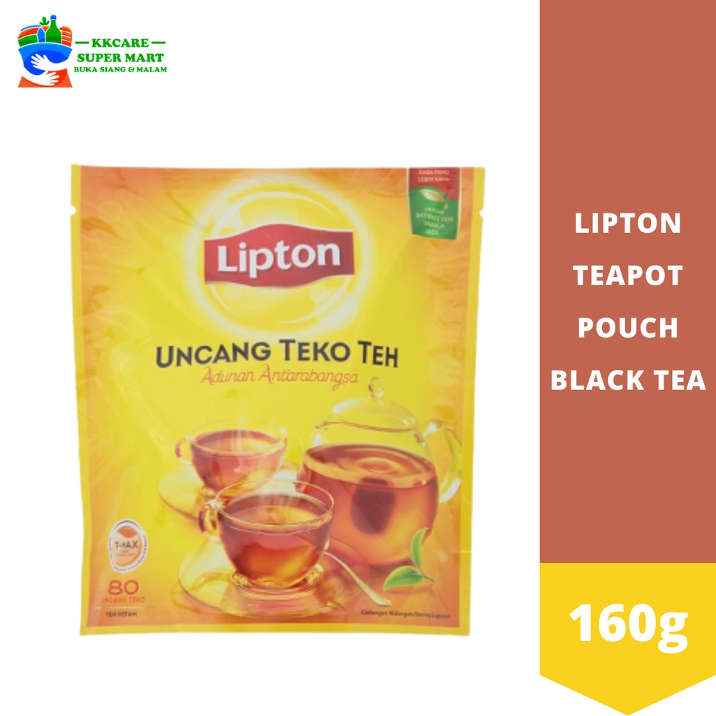 Lipton - Teapot Black Tea Uncang Teko Teh ( 80 Tea Bags ) 160g | Shopee ...