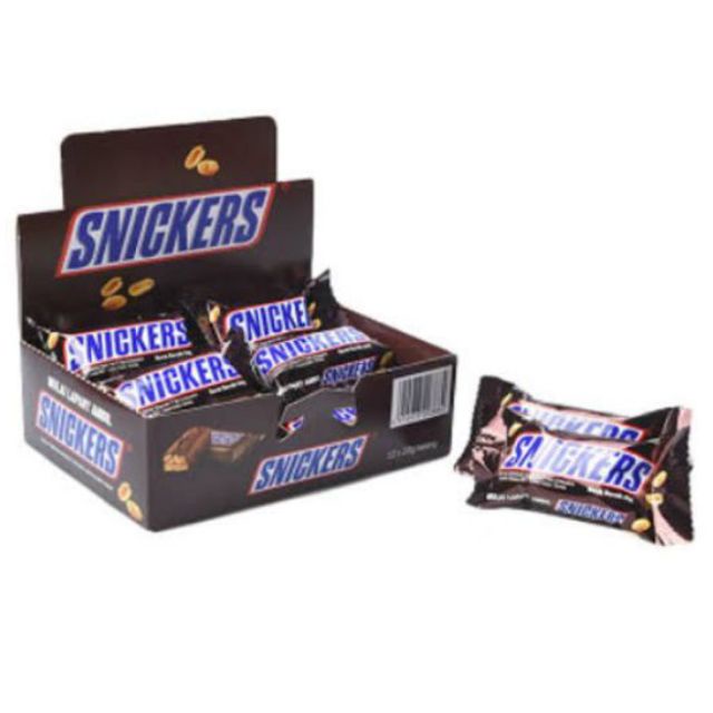Snickers Chocolate (20g x 12pcs) MINI BARS | Shopee Malaysia