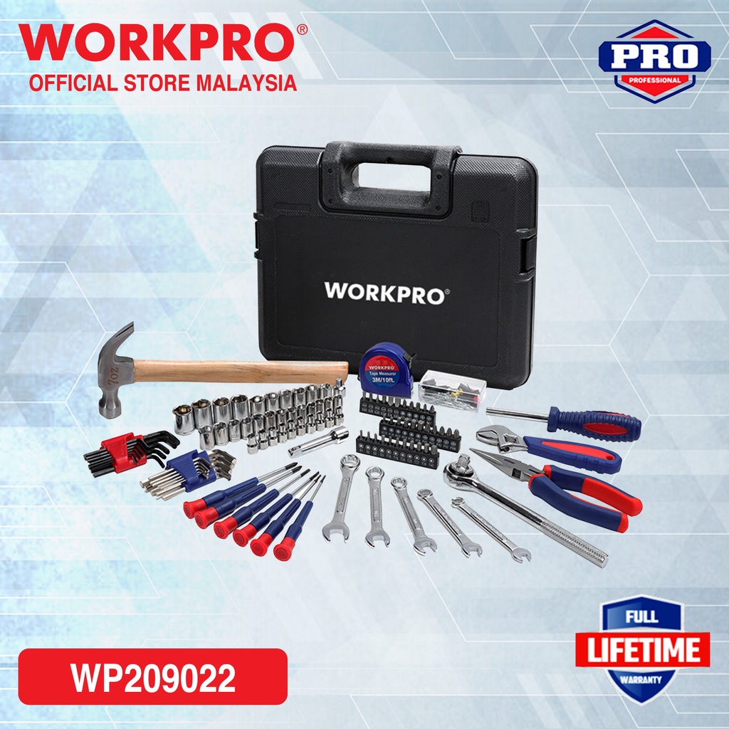 WORKPRO Home Repairing Tool Set (165 Pcs) | Shopee Malaysia