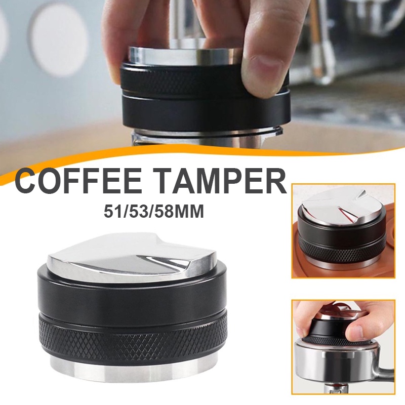 Espresso Coffee Tamper 2 IN 1 Dual Head Coffee Distributor Tamper 51mm ...