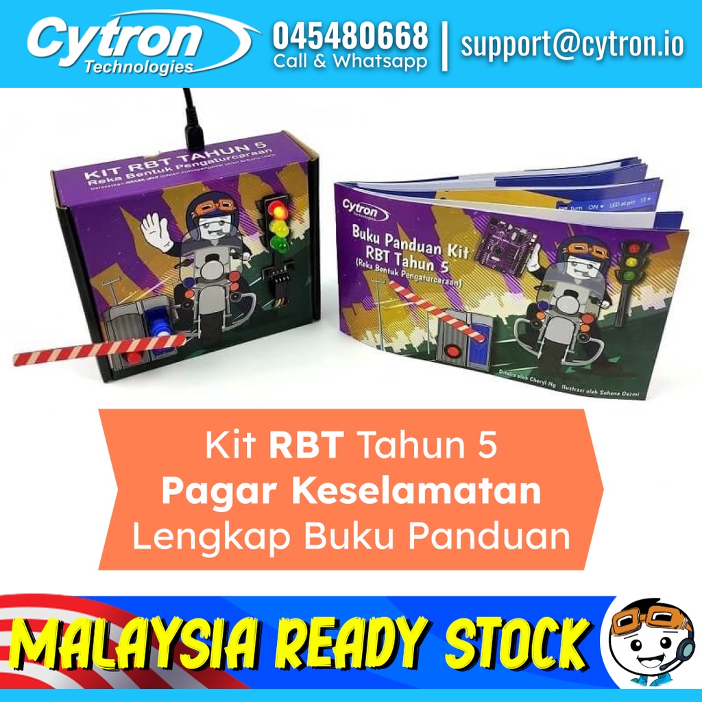 Kit RBT Tahun 5 Pagar Keselamatan Lengkap Buku Panduan Maker UNO High ...