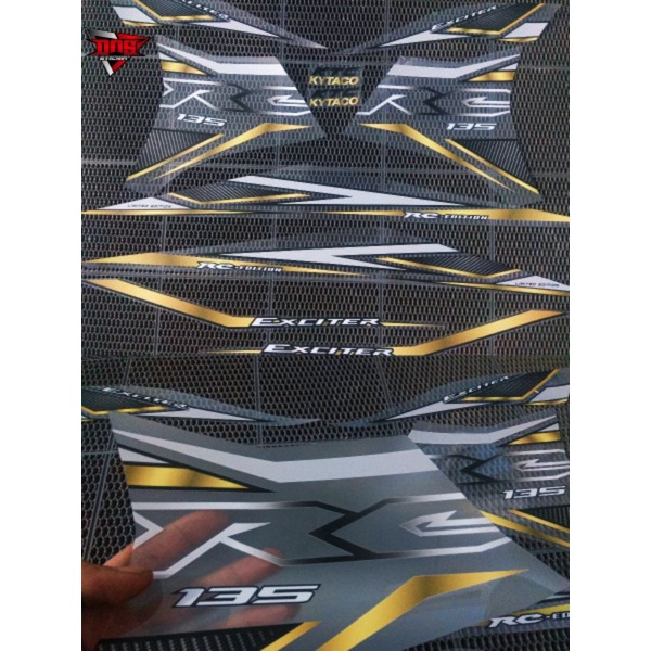 Transparent Striping Jupiter mx New 135 RC edition exciter | Shopee ...