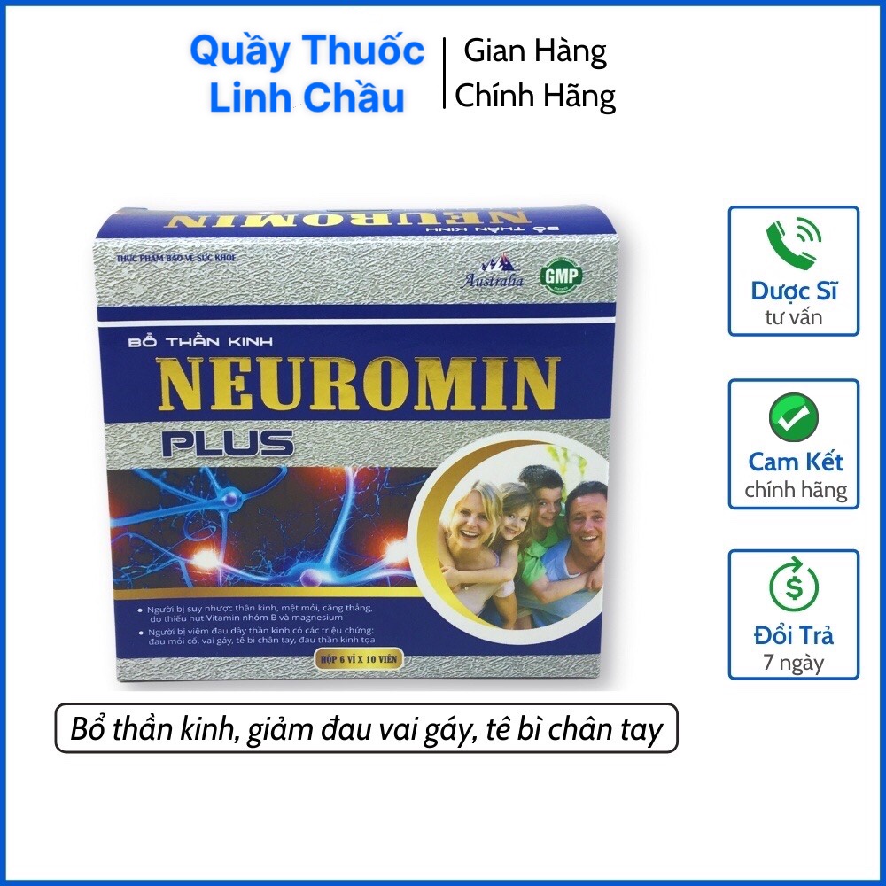 Neuromin PLus Nerve Tonic Pills - Improve Nervous Depression, Reduce ...
