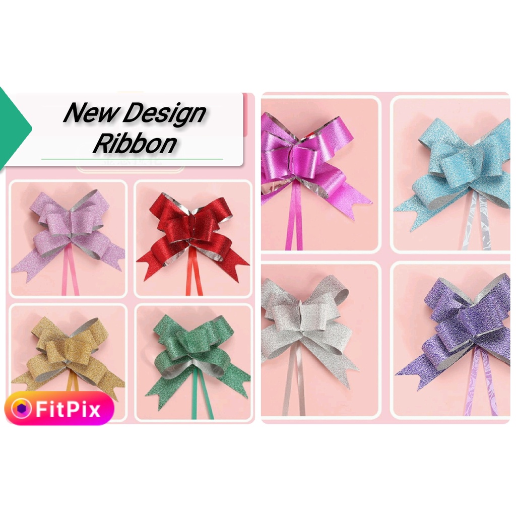 *Design Terbaru* Harga Borong 10pcs Pull Ribbon Reben Tarik Wedding Car ...